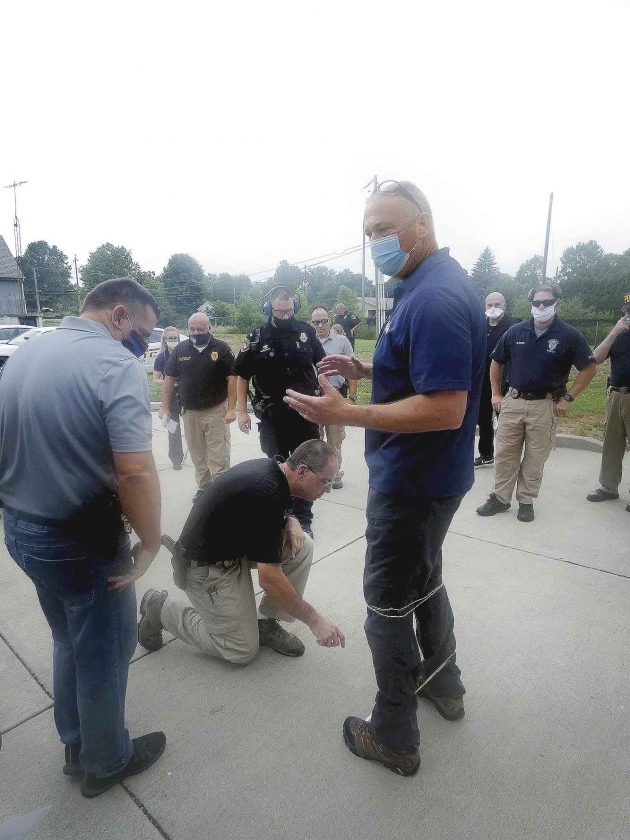 Protection without pain: Officers attend demo for BoloWrap device ...